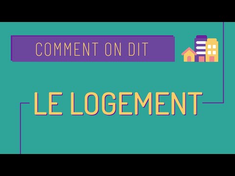 Vocabulaire du logement – À la française