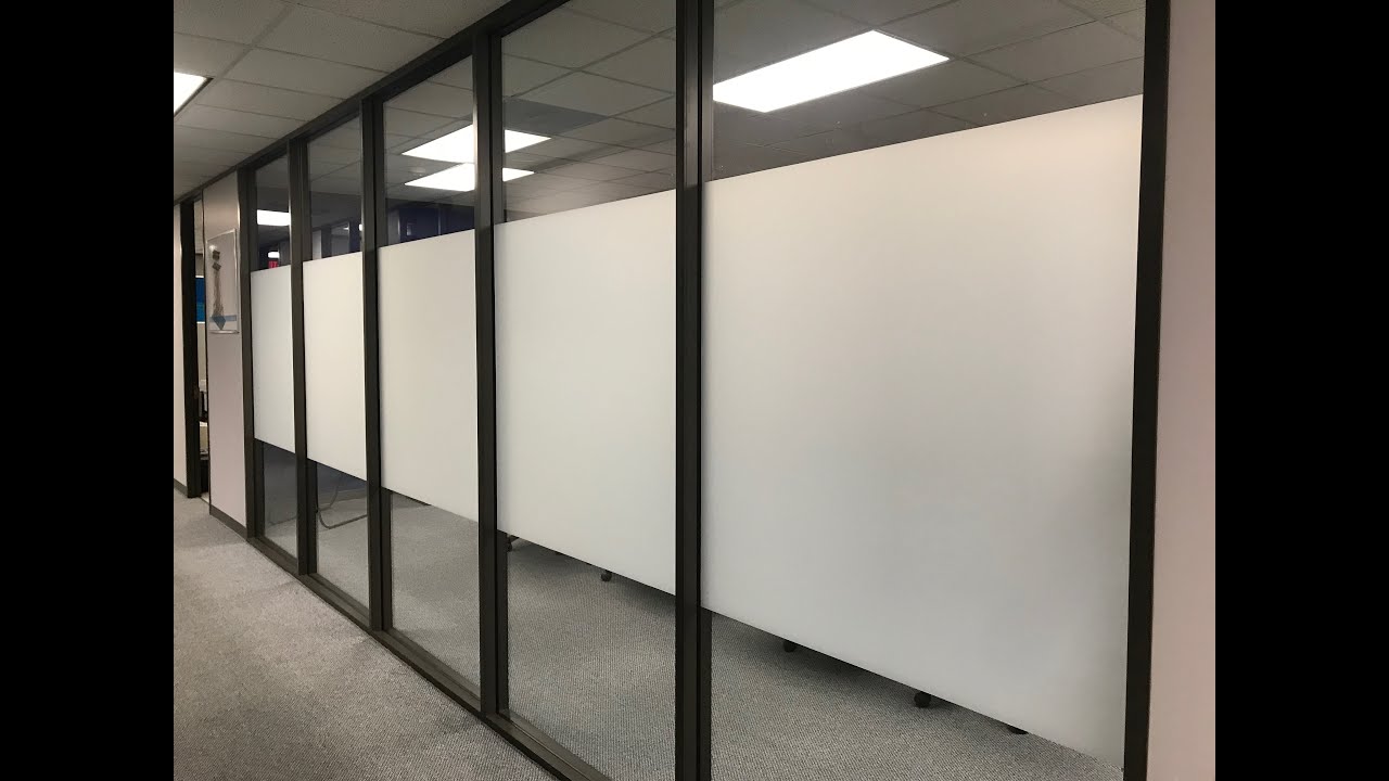 Frost Window Film Installation on Corporate Office | Houston, Tx|