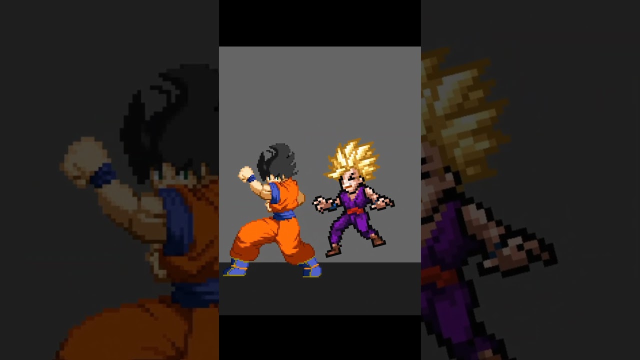 hyper dbz goku sprite test | stick nodes #sticknodes #dragonball #anime