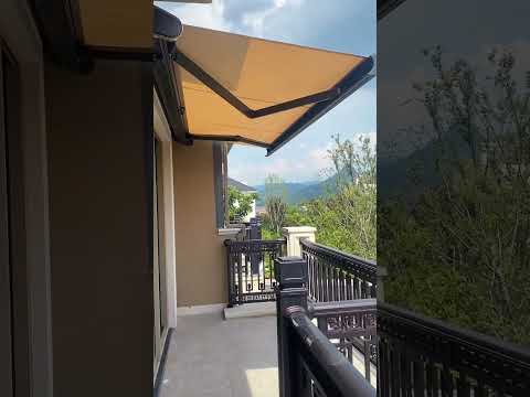 Modern retractable awnings for outdoor #shade #patio #design #decor #awning #roof shading areas
