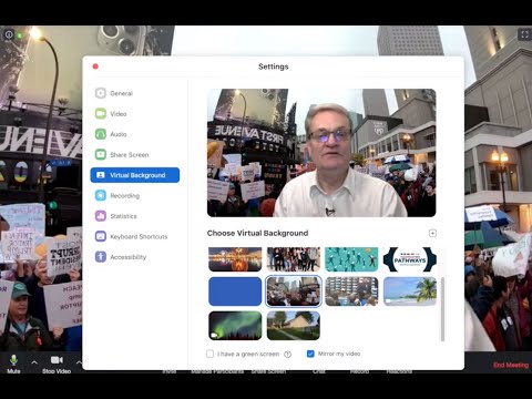 Tech Tip - Setting a Virtual Background for Zoom