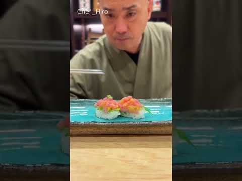 🇯🇵【Torotaku Nigiri】YUM!! #sushi #chefhiro #japan