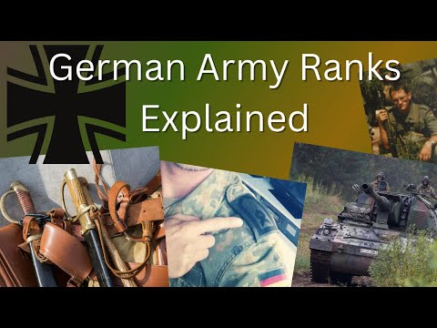 German Army Ranks Explained - Dienstgrade des deutschen Bundesheeres