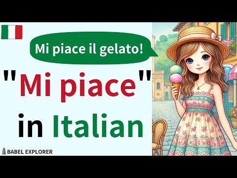 How to Use "Mi Piace" and "Mi Piacciono" Correctly in Italian