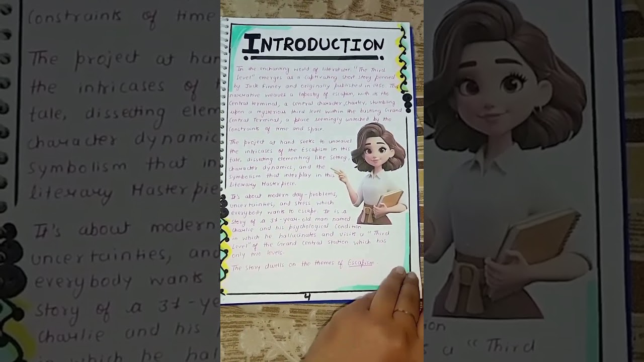 The third level class 12th English project #englishproject #englishprojectfrontpagedesign