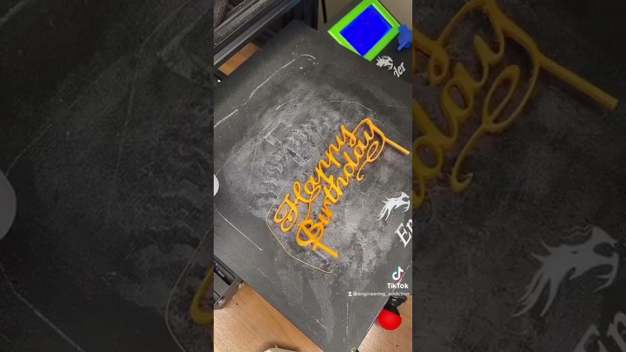 3D printed cake topper!