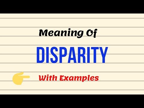 Meaning Of Disparity || English Vocabulary Lessons || Urdu/Hindi