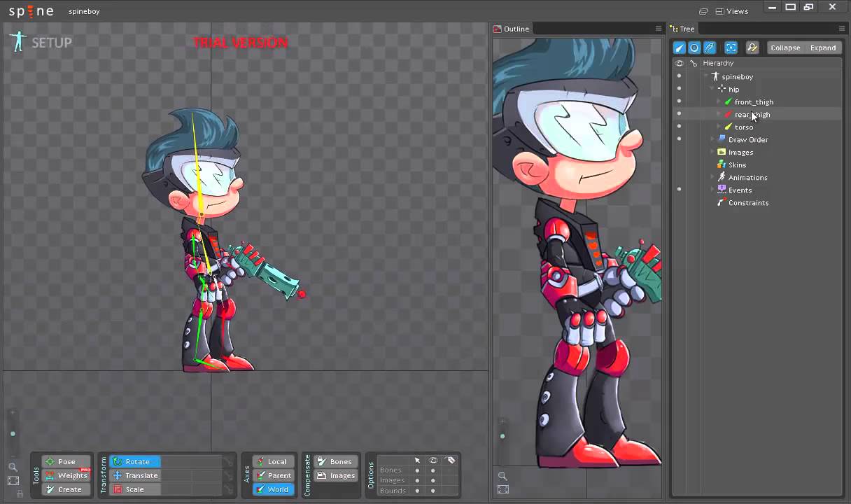 Esoteric software - Spine (2d animator software)