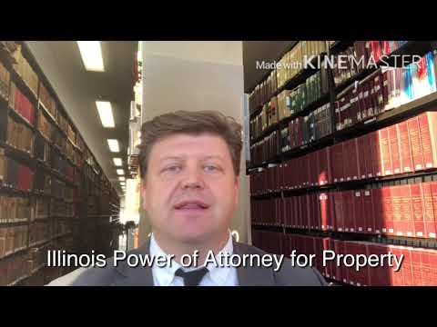 Illinois Power of Attorney for Property