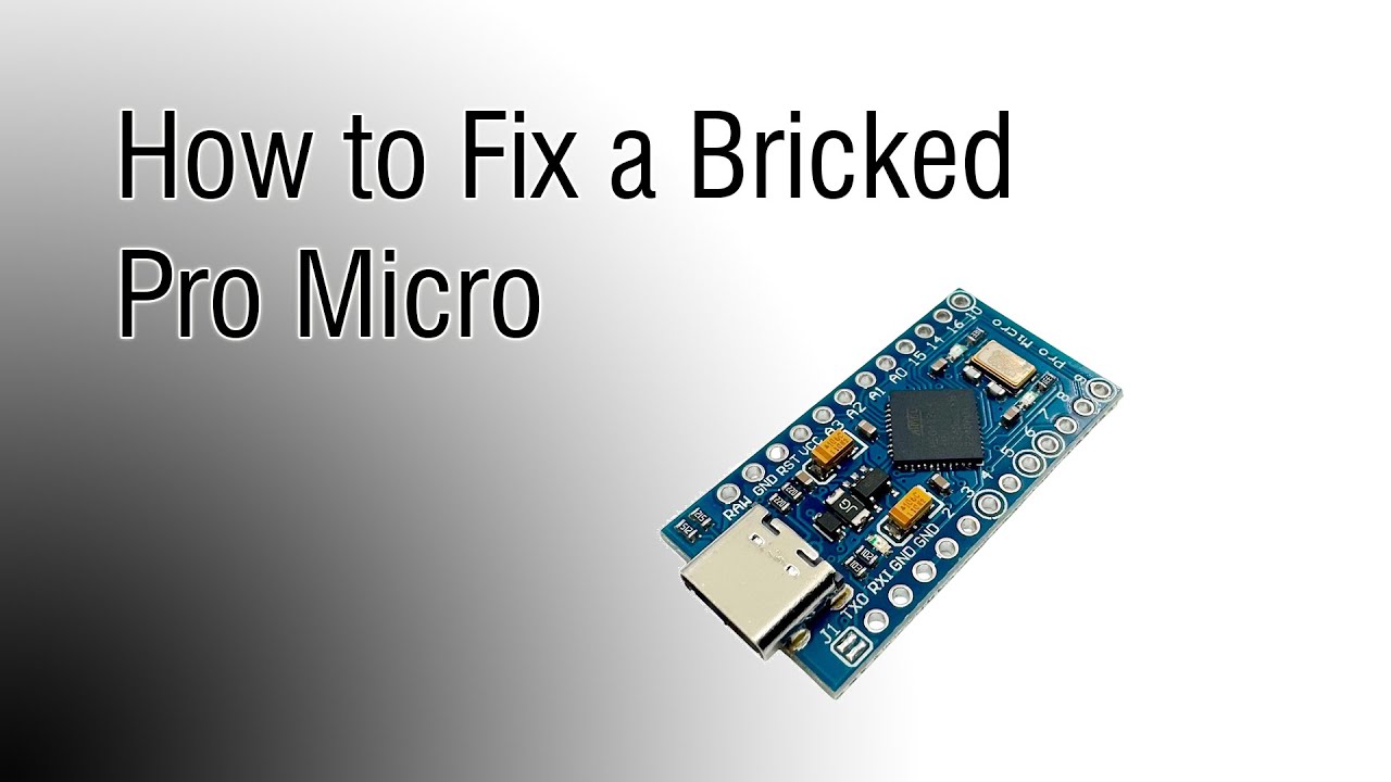 Flash Bootloader onto Arduino Pro Micro
