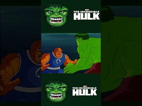 Hulk vs The Thing. #theincrediblehulk #fantasticfour #marvelsuperheroes