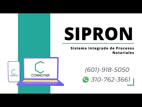 SIPRON: Sistema Integrado de Procesos Notariales