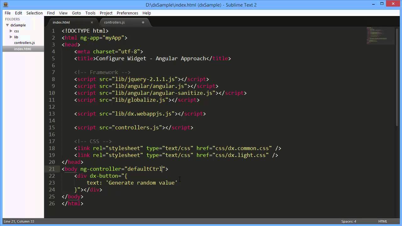 DevExpress DevExtreme: Working with AngularJS
