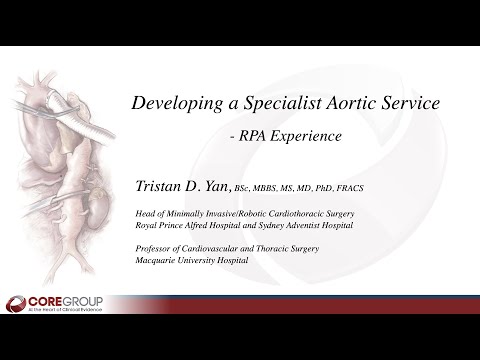Developing a Specialist Aortic Service - RPA Experience