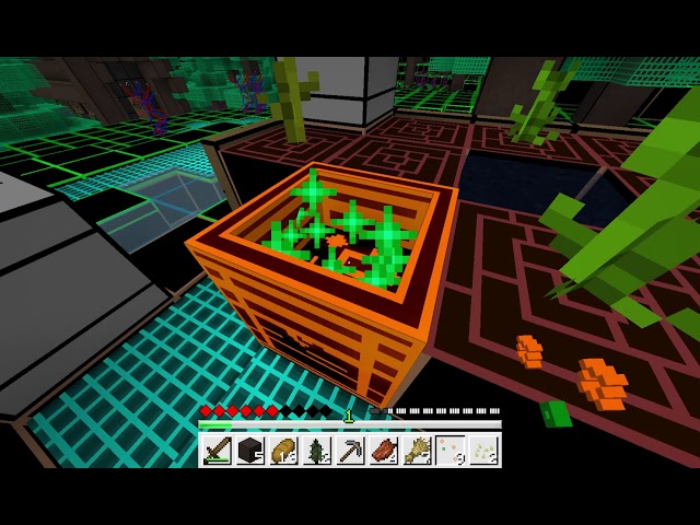 Polygonal resonance(retrowave) Minecraft Texture Pack