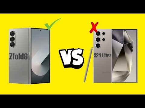 Samsung z fold 6 vs Samsung s24 ultra comparison | Tech Version