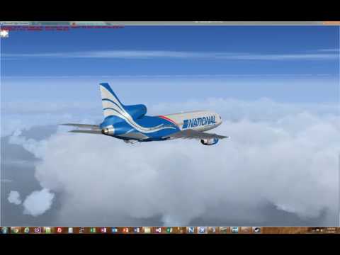 Flight from PANC to TNCM with National Cargo L-1011 (N355CA)