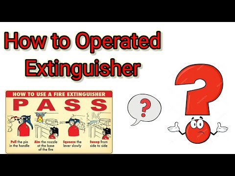 How to operate Fire Extinguisher/ Full from of PASS