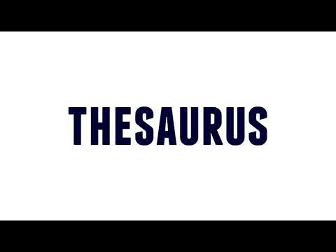 How to Pronounce thesaurus