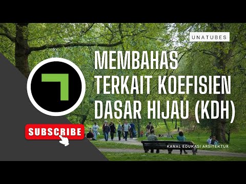 Tidak Asal Hijau - Koefisien Dasar Hijau - KDH