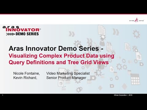 Visualizing Complex Product Data using Query Definitions and Tree Grid Views