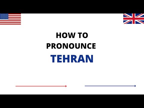 How To Pronounce TEHRAN In English | TEHRAN Pronunciation | How To Say TEHRAN