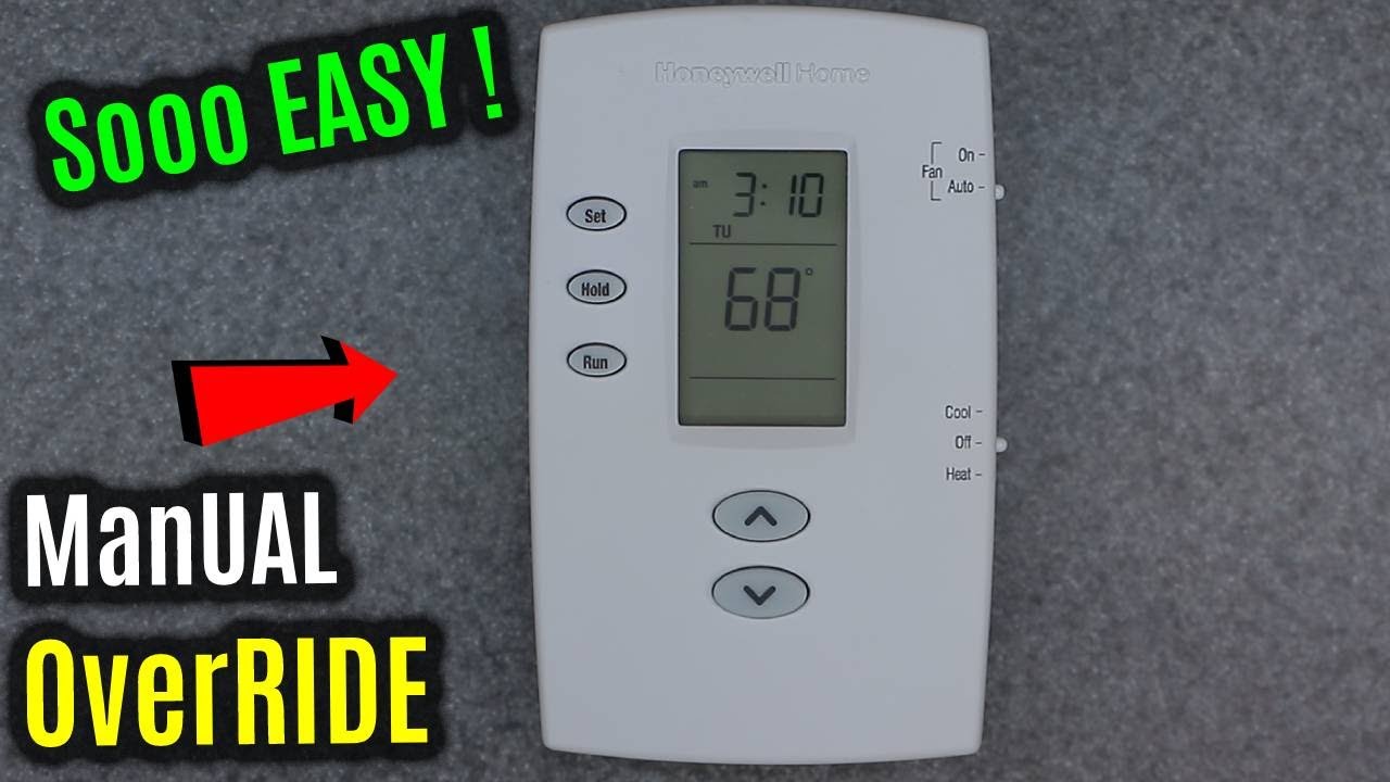 Honeywell Home PRO 2000 | Manual OVERRIDE | Programmable | EASY Thermostat