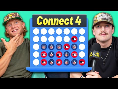Playing NFL and MLB Connect 4