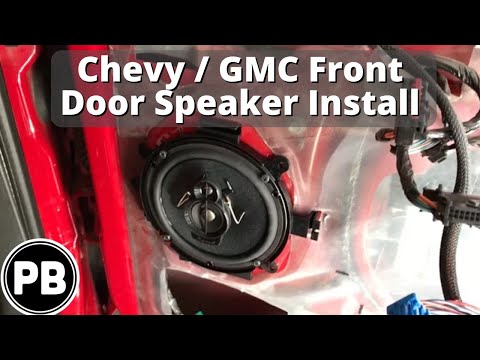1999 - 2006 GMC / Chevy Front Door Speaker Install Suburban Tahoe Yukon Avalanche Silverado