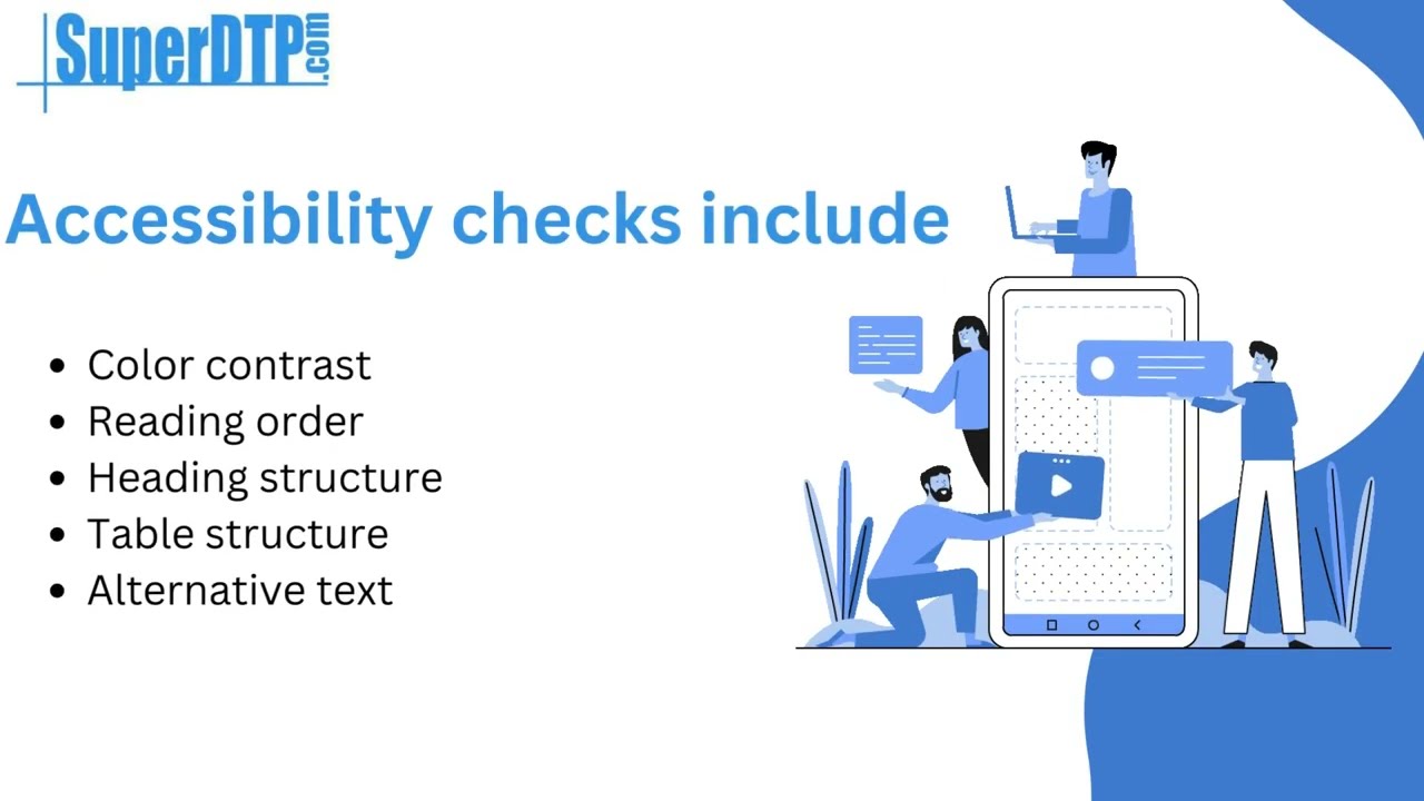 PDF remediation By Super DTP