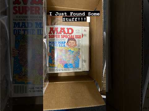 I found 1980’s Mad Magazine’s in The Closet, Full Video of the Discovery & Cover Reveal Posted Now!