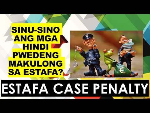 ESTAFA / SWINDLING CASE PHILIPPINES (MAY NAKUKULONG BA SA UTANG?) #revisedpenalcode #tagalog