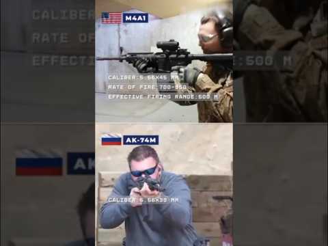 m4a1 vs ak74m | credit:- Defense Feeds | #defencenews #defenceupdates #kalashnikovashow #m4a1gun