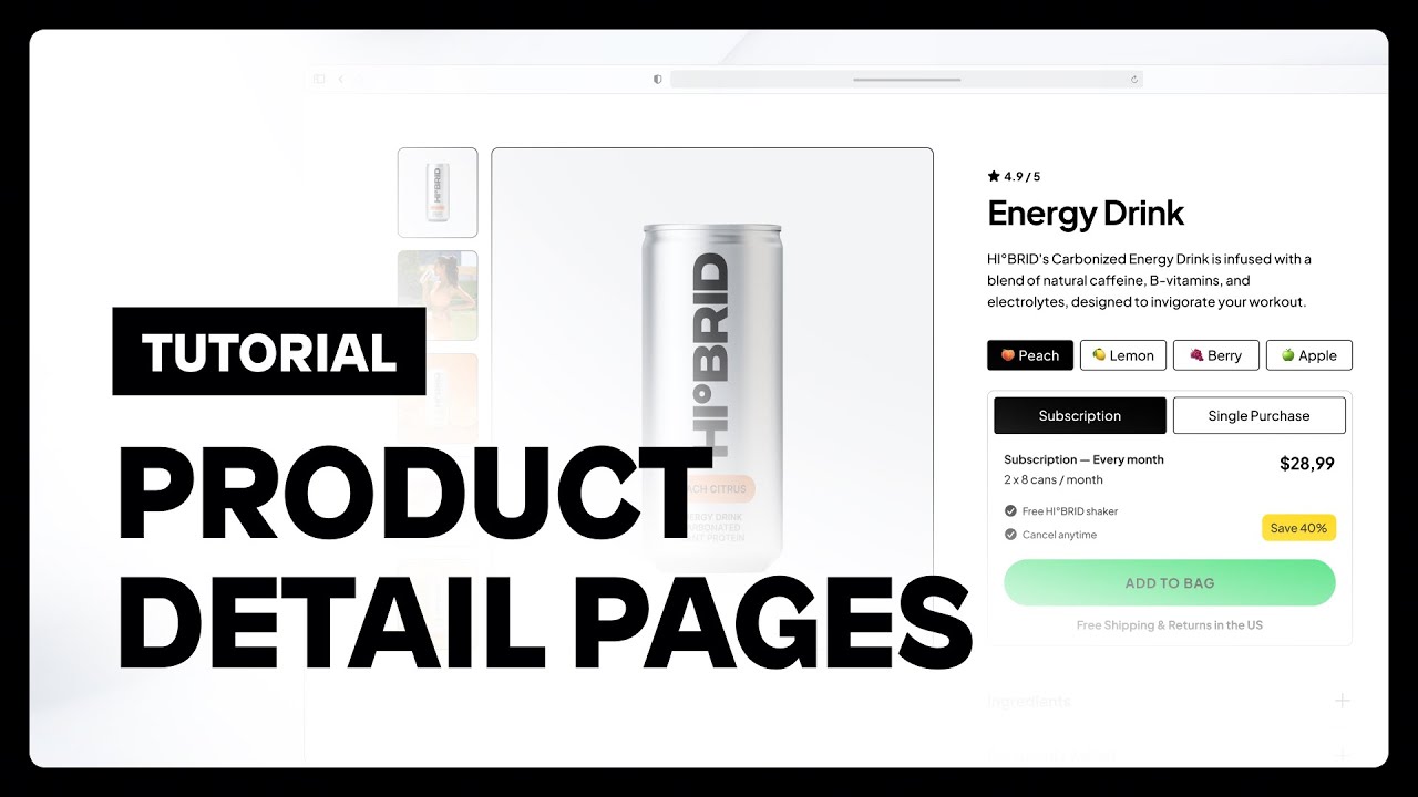 Instant update: Product Page Templates