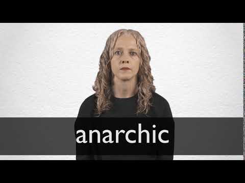 ANARCHIC definition and meaning | Collins English Dictionary