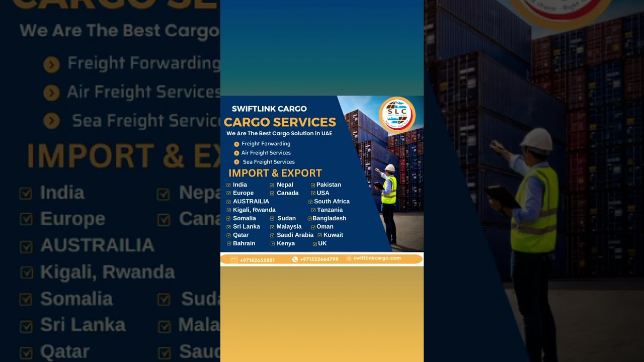 Best Cargo Solutions #swiftlinkcargo #cargo #courier #shipping #freightforwarder #logistics