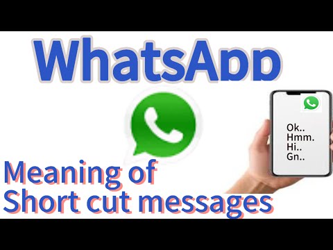 WhatsApp short messages meaning, full form of ok, full form of hmm#amaran #saipallavi #minnalesongs