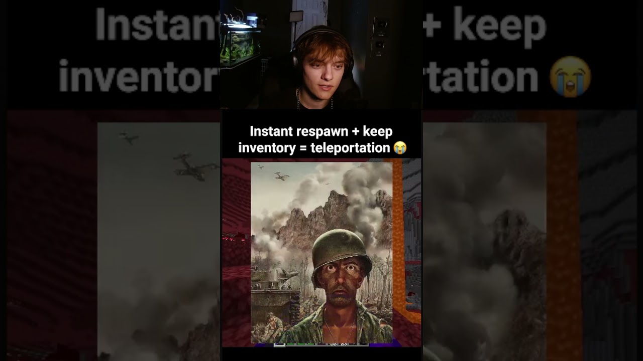 Instant Respawn Plus Keep Inventory equals teleportation