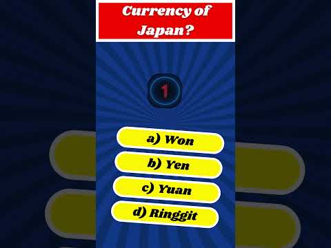 Currency of Japan? #shorts #quiz #funny #knowledge #trending #education #learning #QuizTime