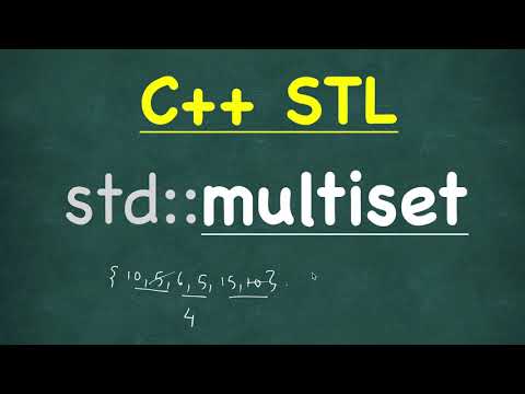 Learn Multi Set | C STL Standard Template Library | std multiset - Mind Luster