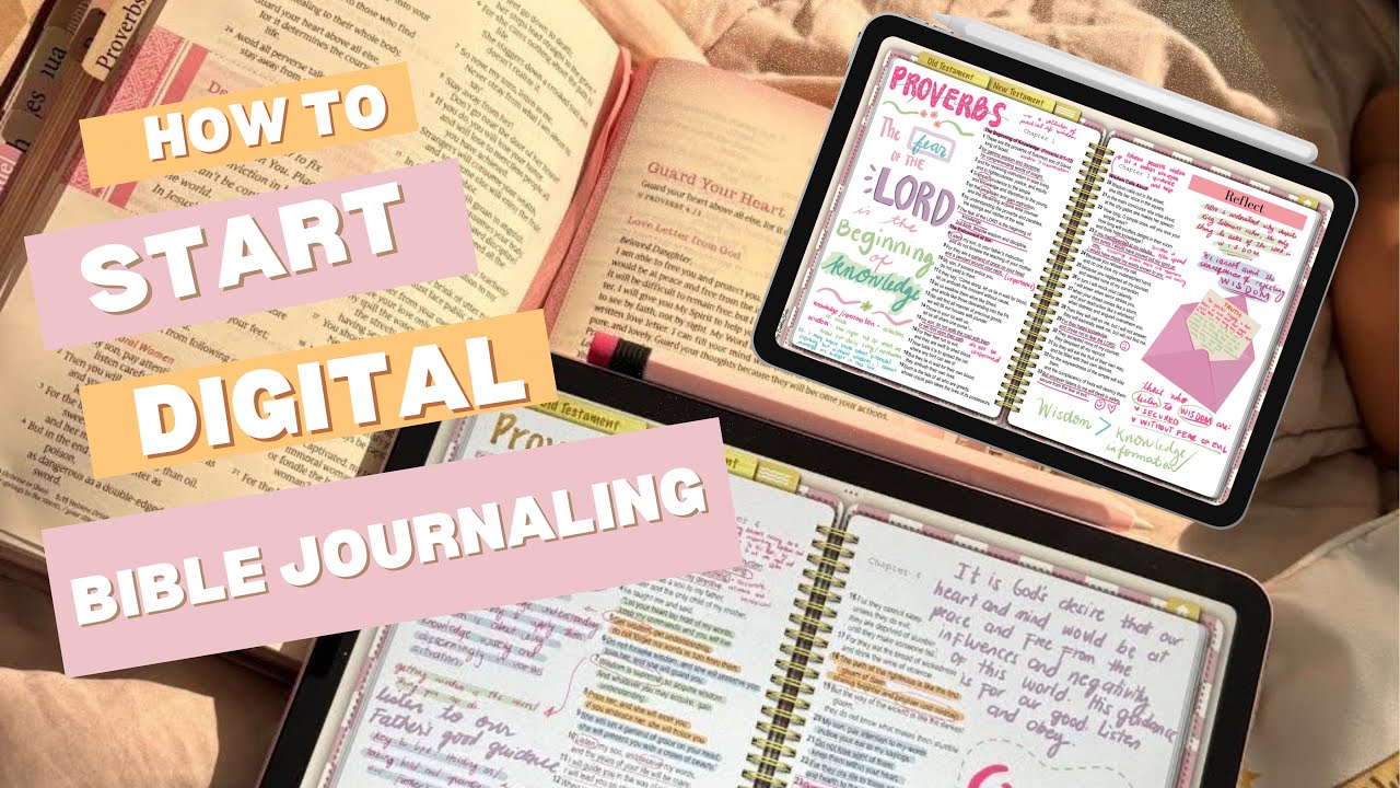 How to start Digital Bible Journaling | Goodnotes 6 tutorial | Bible Journaling | Hey Bubbles Studio