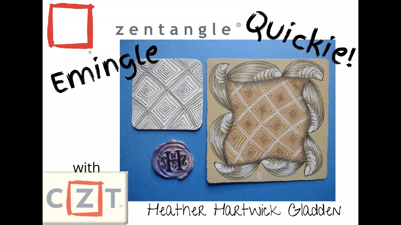Zentangle® Quickie: Emingle