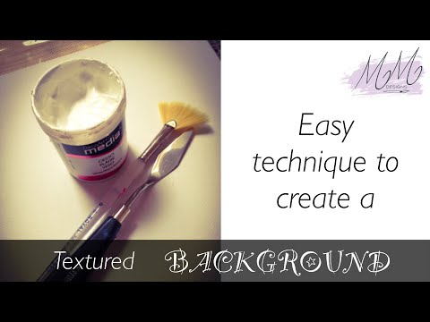 Decorative Painting Tutorial - How to create a textured background