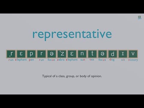 How to pronounce representative ?