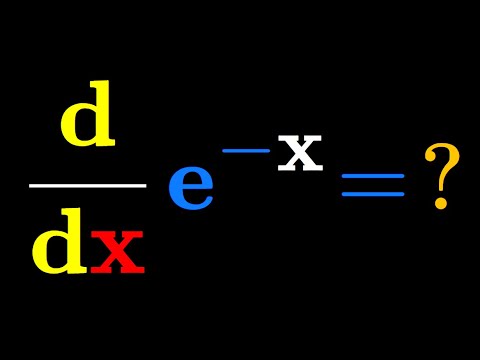 1-Minute Mastery: Quick Derivative of e^(-x) Explained! ⏱️✍️
