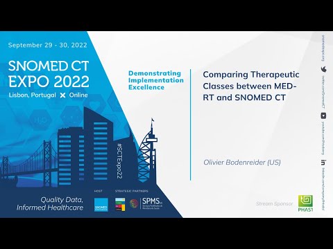 Comparing Therapeutic Classes between MED RT and SNOMED CT 202226 Olivier Bodenreider