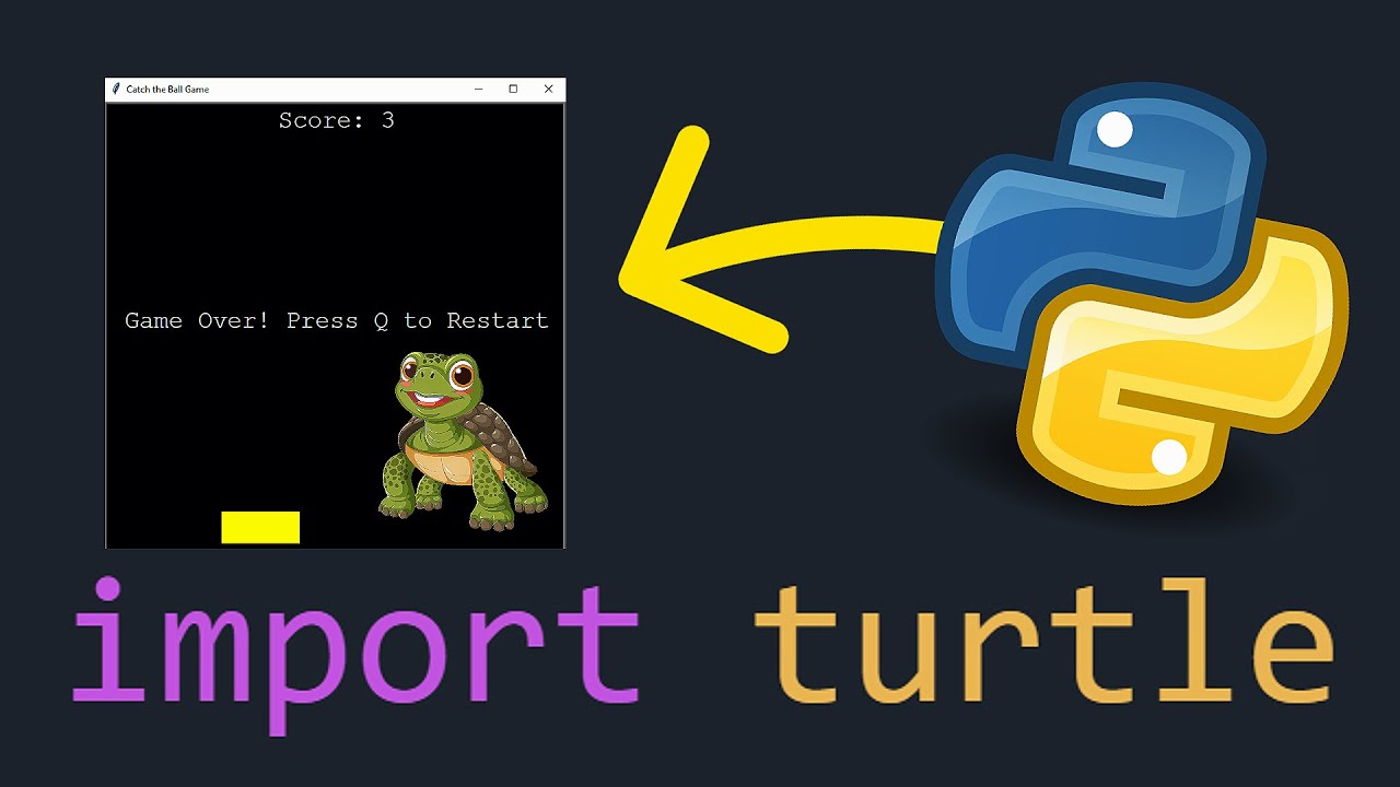 Python Turtle Game Tutorial – Catch the Ball!