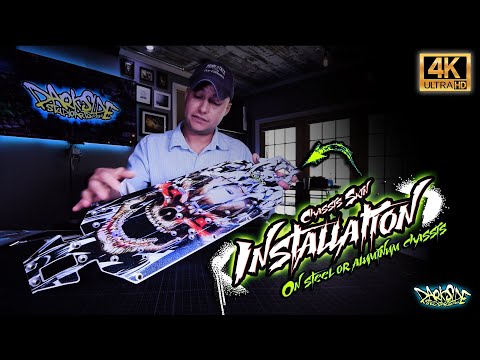 Losi 5IVE T 2.0 Chassis Skin Protector Wrap Installation By Darkside Studios LLC