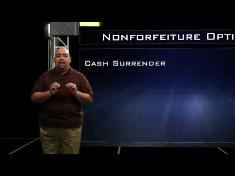 Life Insurance Prep Videos - Options - Nonforfeiture Options