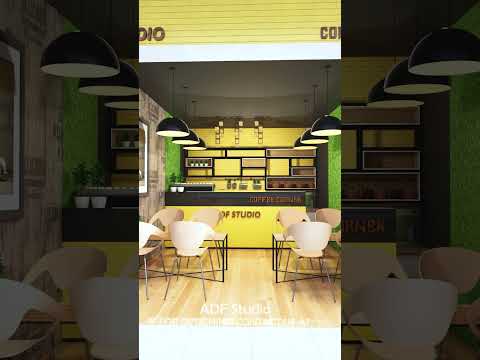 cafe shop interior design #teashop #cafeinterior #coffeeshopdesign